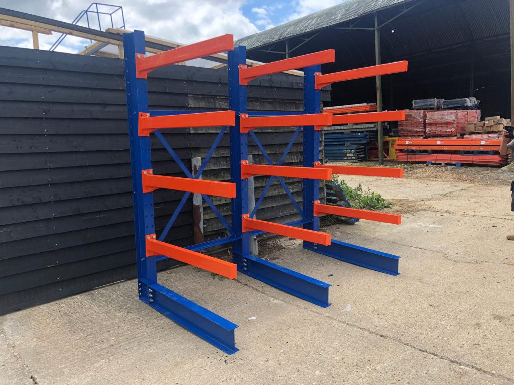 NEW EXCEL DOUBLE BAY CANTILEVER RACKING STORAGE SYSTEM (Brentwood ...